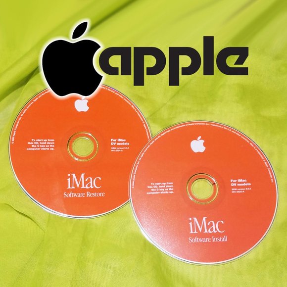 Apple | Media | Vintage Apple Mac Imac Software Os 9 Install Restore Disc Dv Model | Poshmark